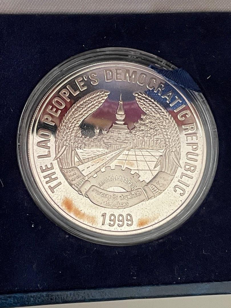 Lao Rabbit Silver Proof Coin - 1999, Hobbies & Toys, Memorabilia ...