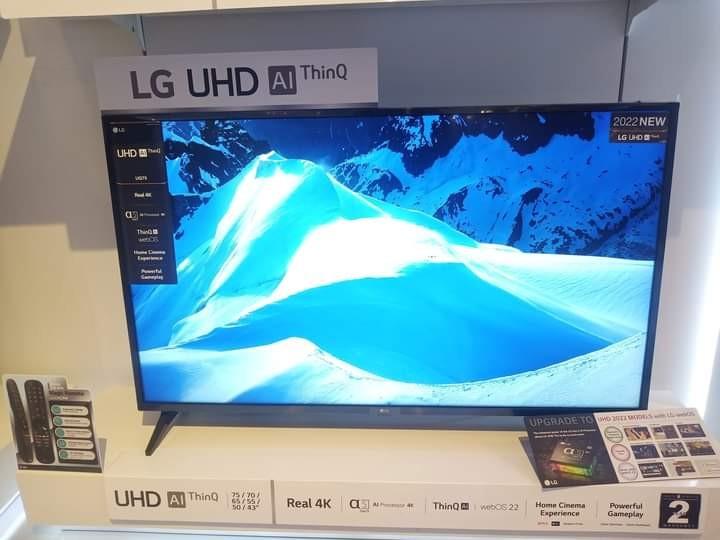 Lg 4k ThinQ AI Uhd Smart Tv Uq7550psf Series, TV & Home Appliances, TV ...