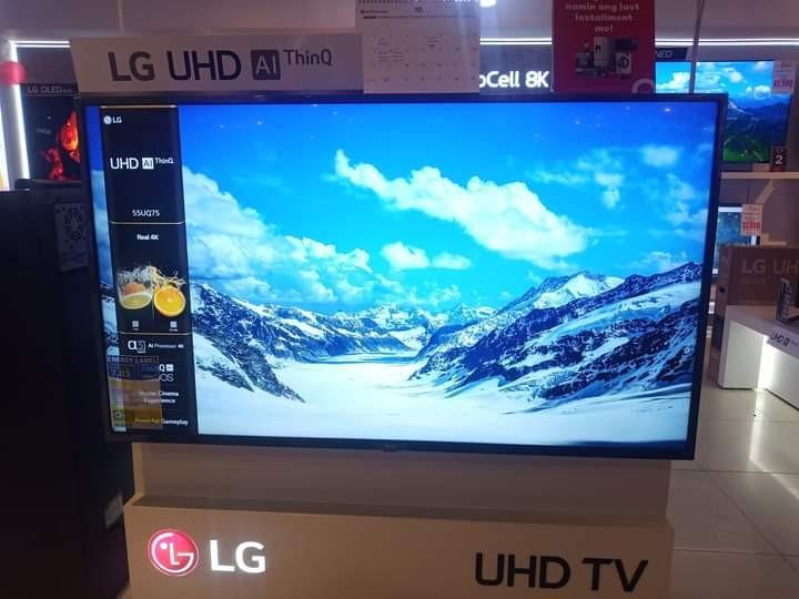 Lg 4k ThinQ AI Uhd Smart Tv Uq7550psf Series, TV & Home Appliances, TV ...