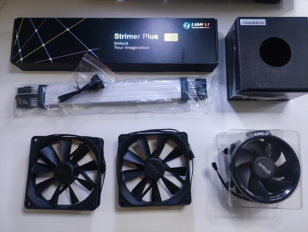 Lian Li Strimer plus 8-pin with freebies, Computers & Tech, Parts ...