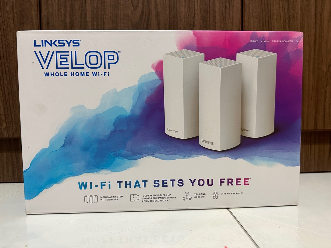 LINKSYS VELOP TRI-BAND AC6600, Computers & Tech, Parts & Accessories, Networking on Carousell