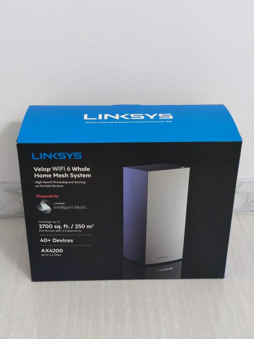 Linksys Velop WiFi 6 AX4200 Router, Computers & Tech, Parts ...