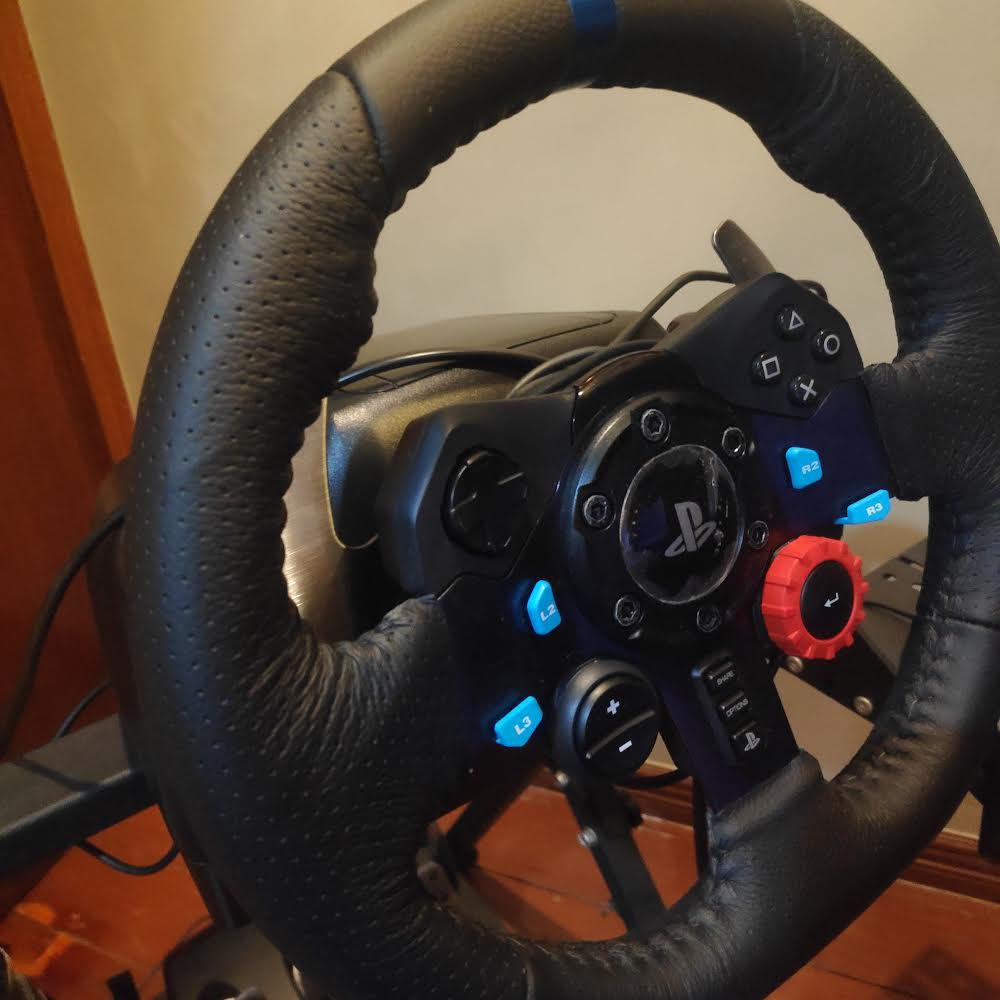 Logitech G29 Steering Wheel Set with sim stand, Computers & Tech, Parts ...