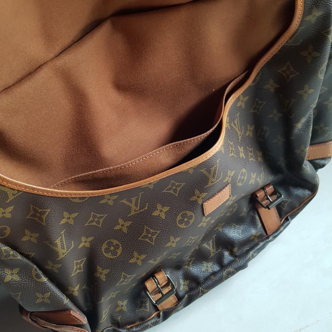Louis Vuitton 1999 vintage Saumur 40 leather bag LV travel flight ...