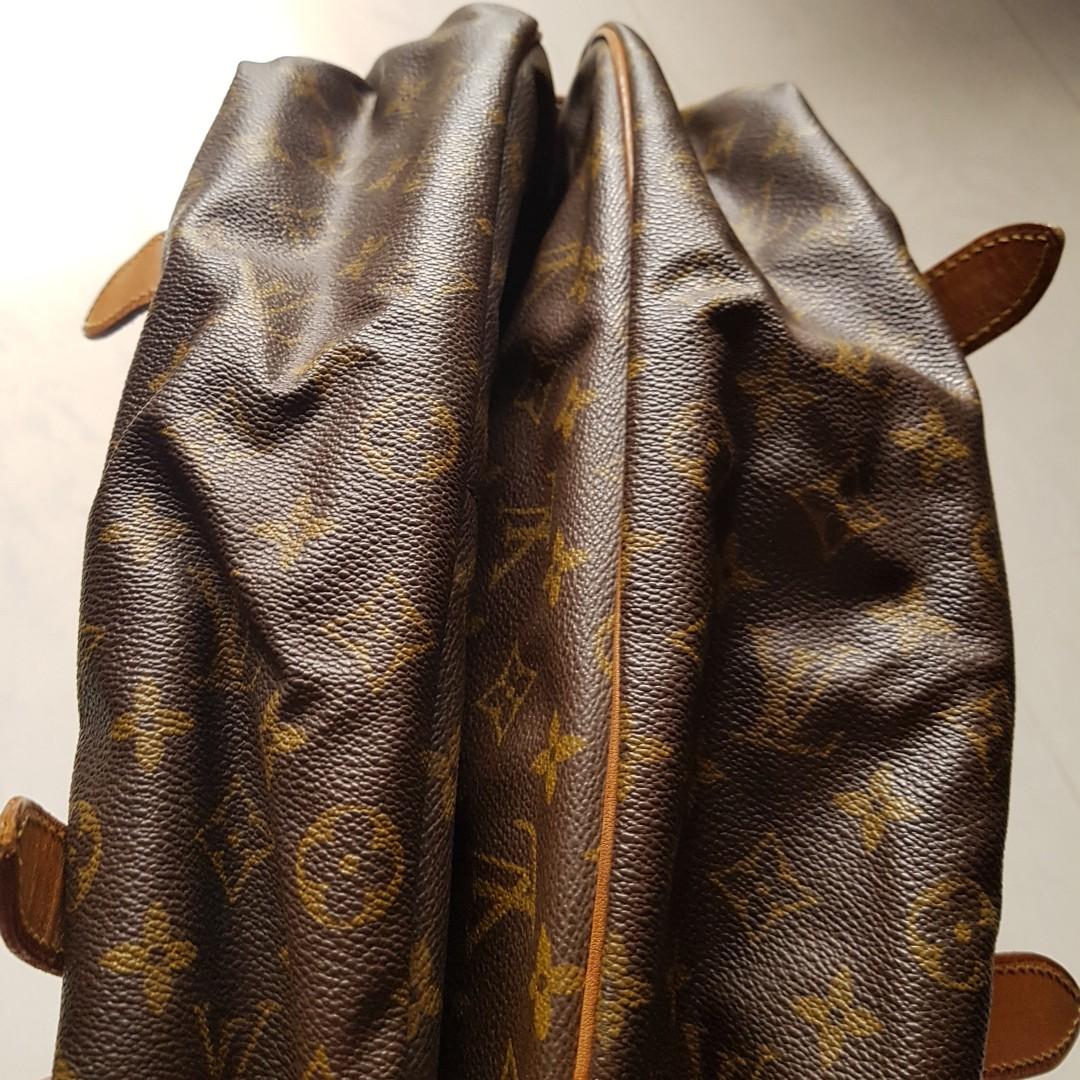 Louis Vuitton 1999 vintage Saumur 40 leather bag LV travel flight ...