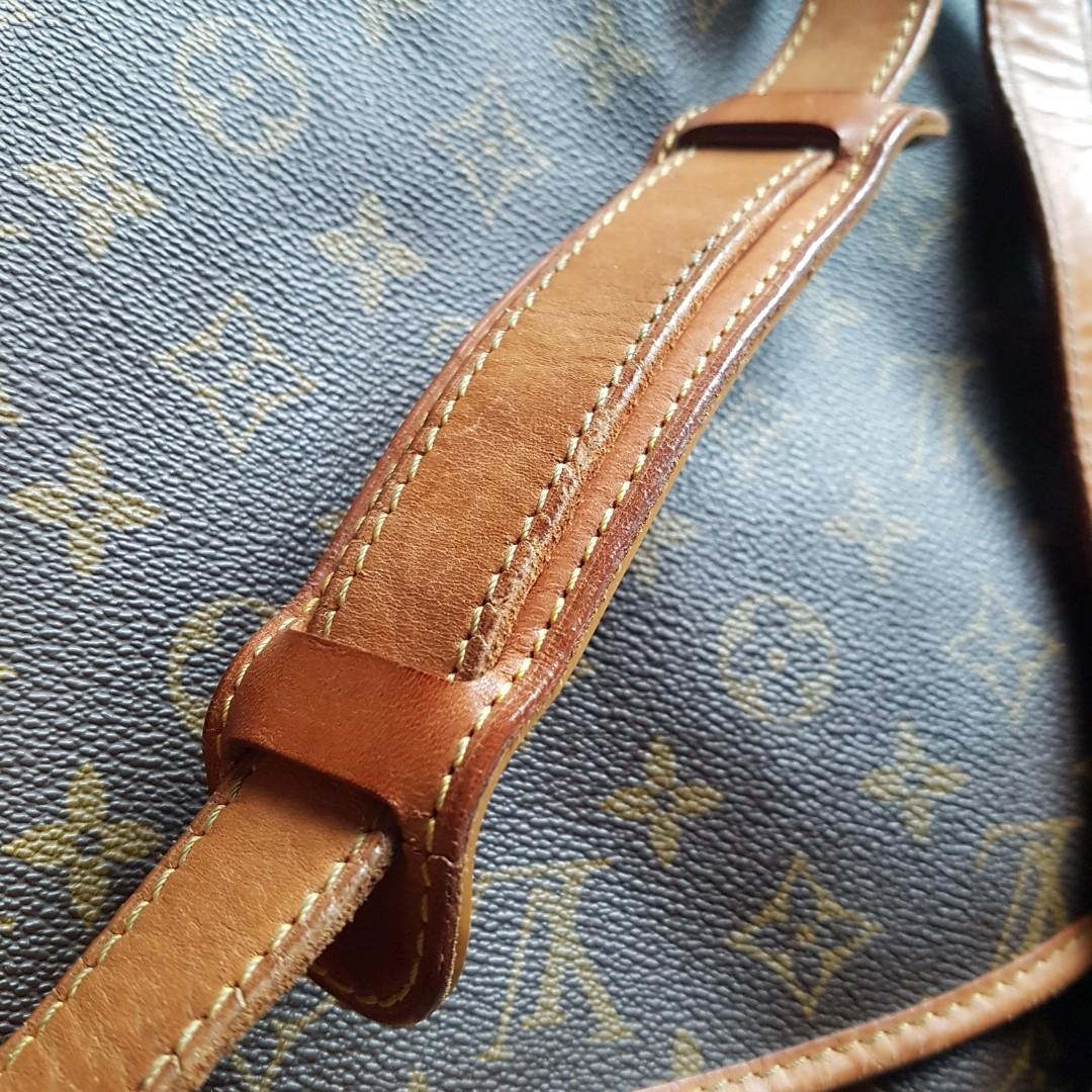 Louis Vuitton 1999 vintage Saumur 40 leather bag LV travel flight ...
