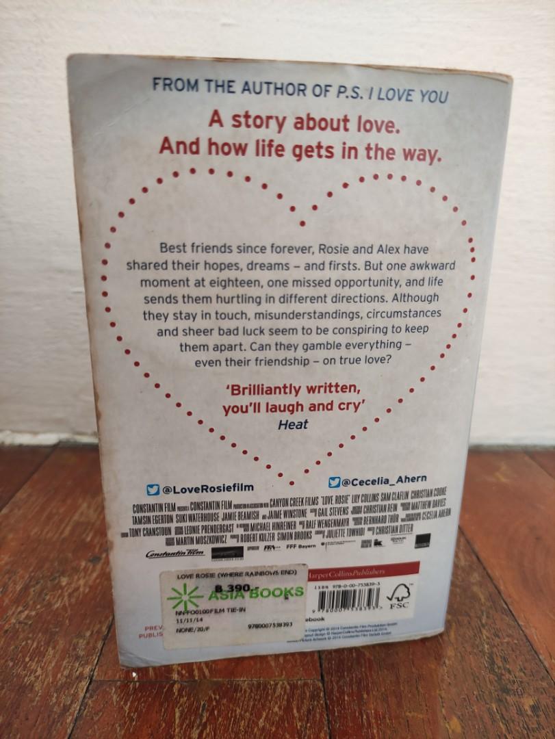 Love, Rosie by Cecelia Ahern Where rainbow ends love romance funny ...