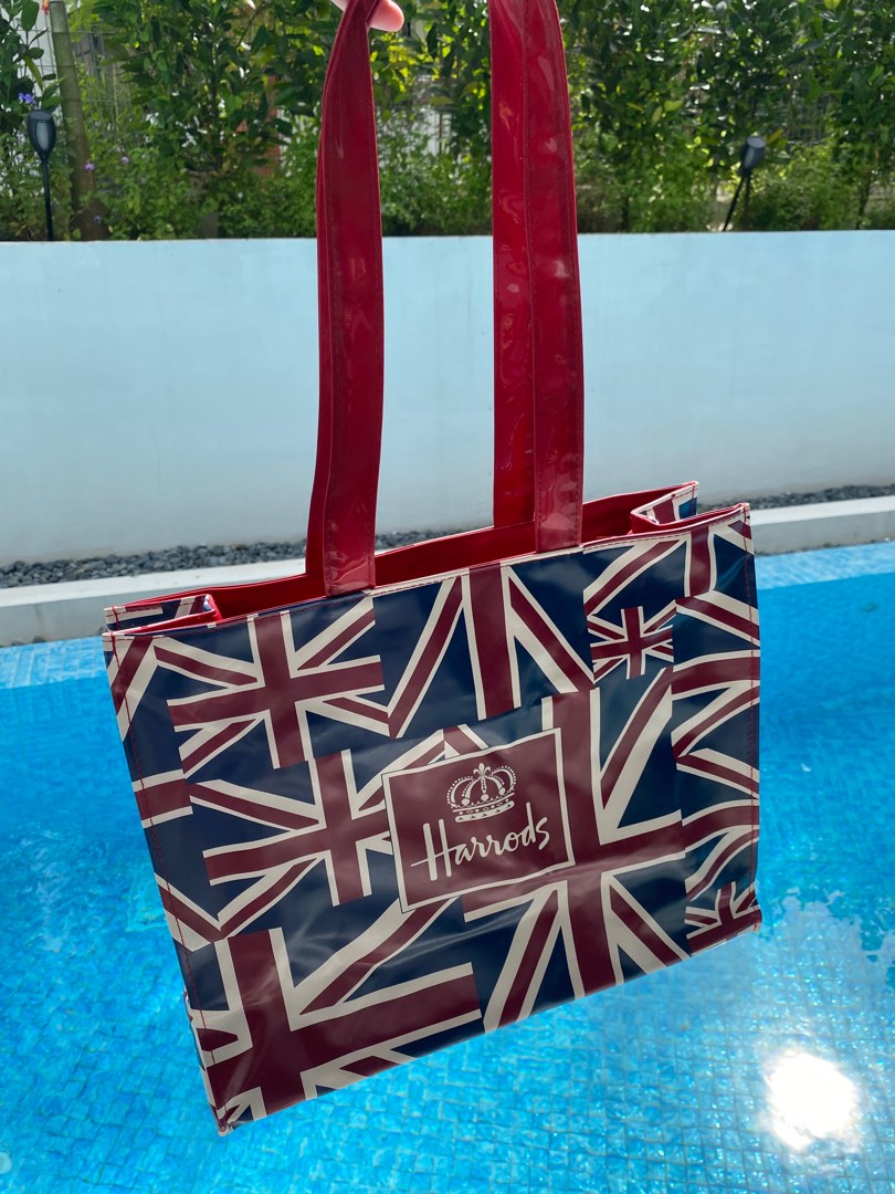 Harrods UK tote bag, Luxury, Bags & Wallets on Carousell