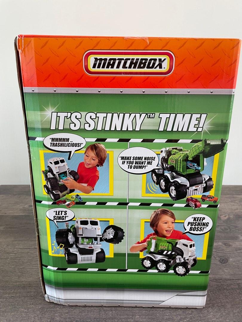 Matchbox Stinky The Garbage Truck機械人玩具車, 興趣及遊戲, 玩具 & 遊戲類 - Carousell