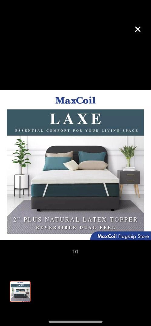 Max coil king size latex topper, Furniture & Home Living, Bedding ...