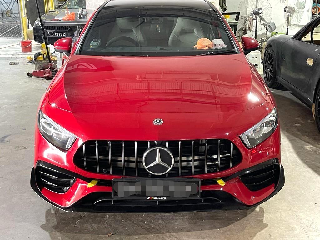 Mercedes Benz Merc A Class W177 A180 A200 A250 A35 AMG Full Bodykit ...