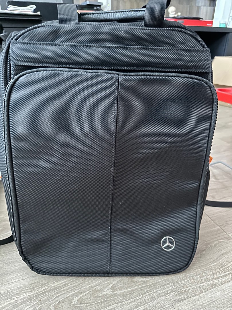 Mercedes Laptop Backpack, Men's Fashion, Bags, Backpacks on Carousell