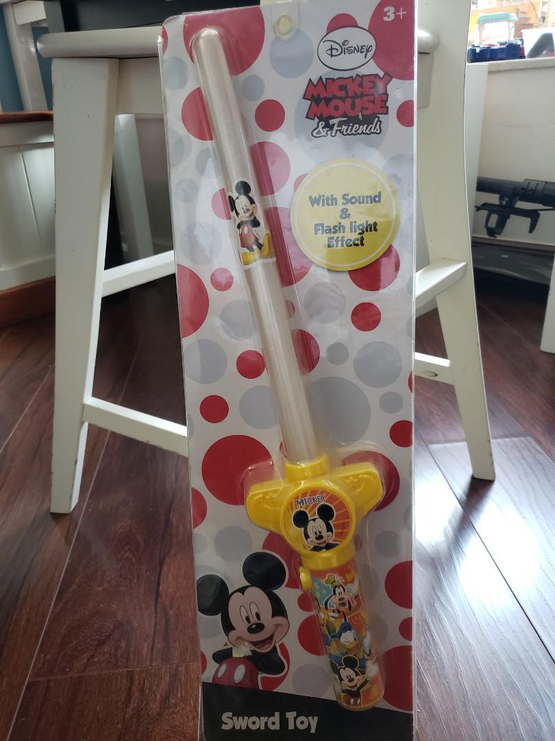Disney Mickey mouse Sword Toy, 興趣及遊戲, 玩具 & 遊戲類 - Carousell