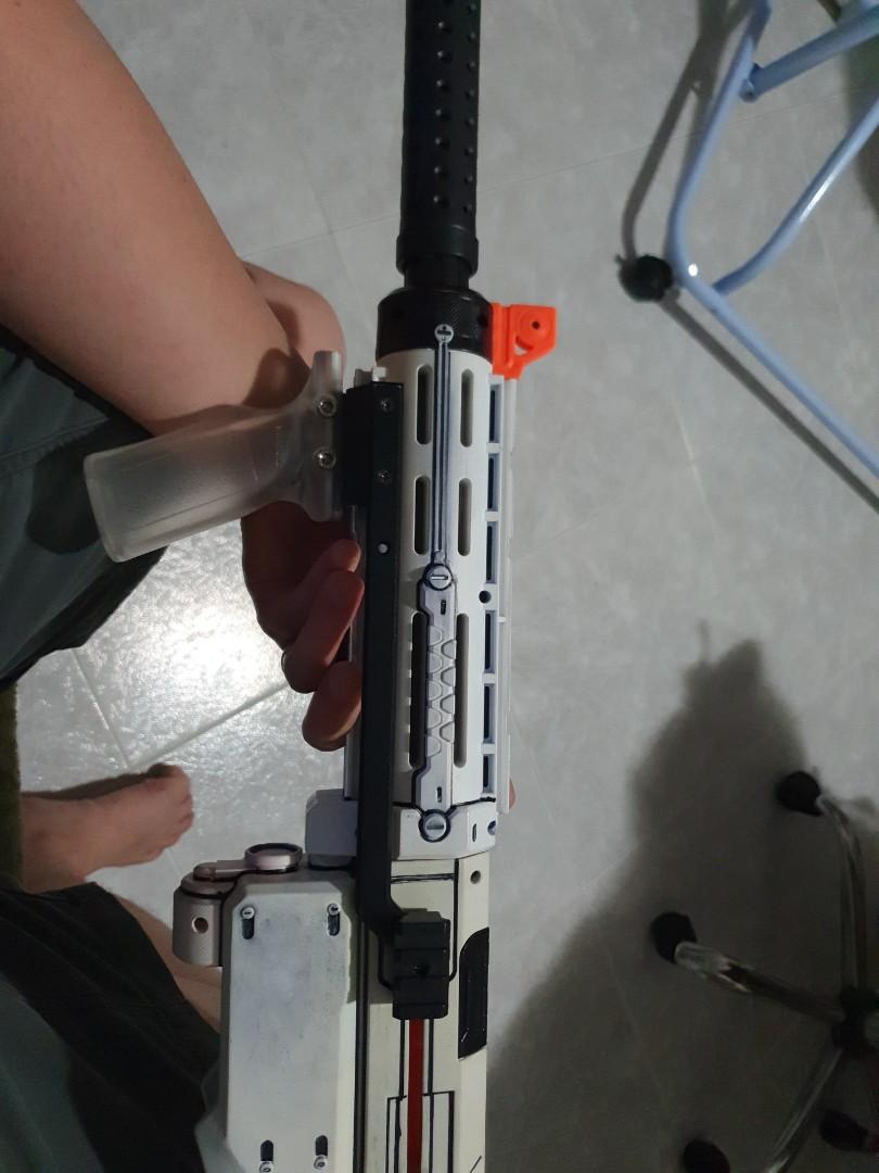 Star Wars inspired Modded NERF Retaliator Blaster + 4 x 12 Dart Mags ...