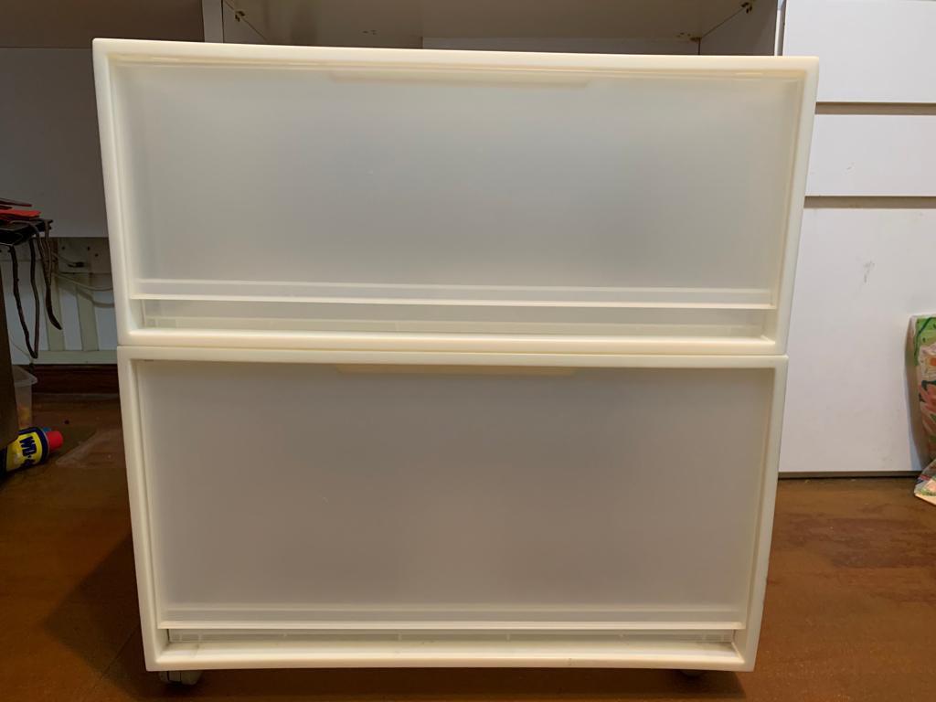 MUJI Drawers x 2, Furniture & Home Living, Home Improvement ...