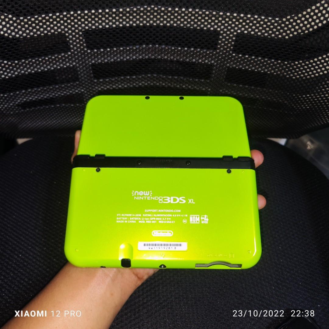 New 3ds xl lime edition (Yoshi) good as new (IPS TOP screen), Video ...