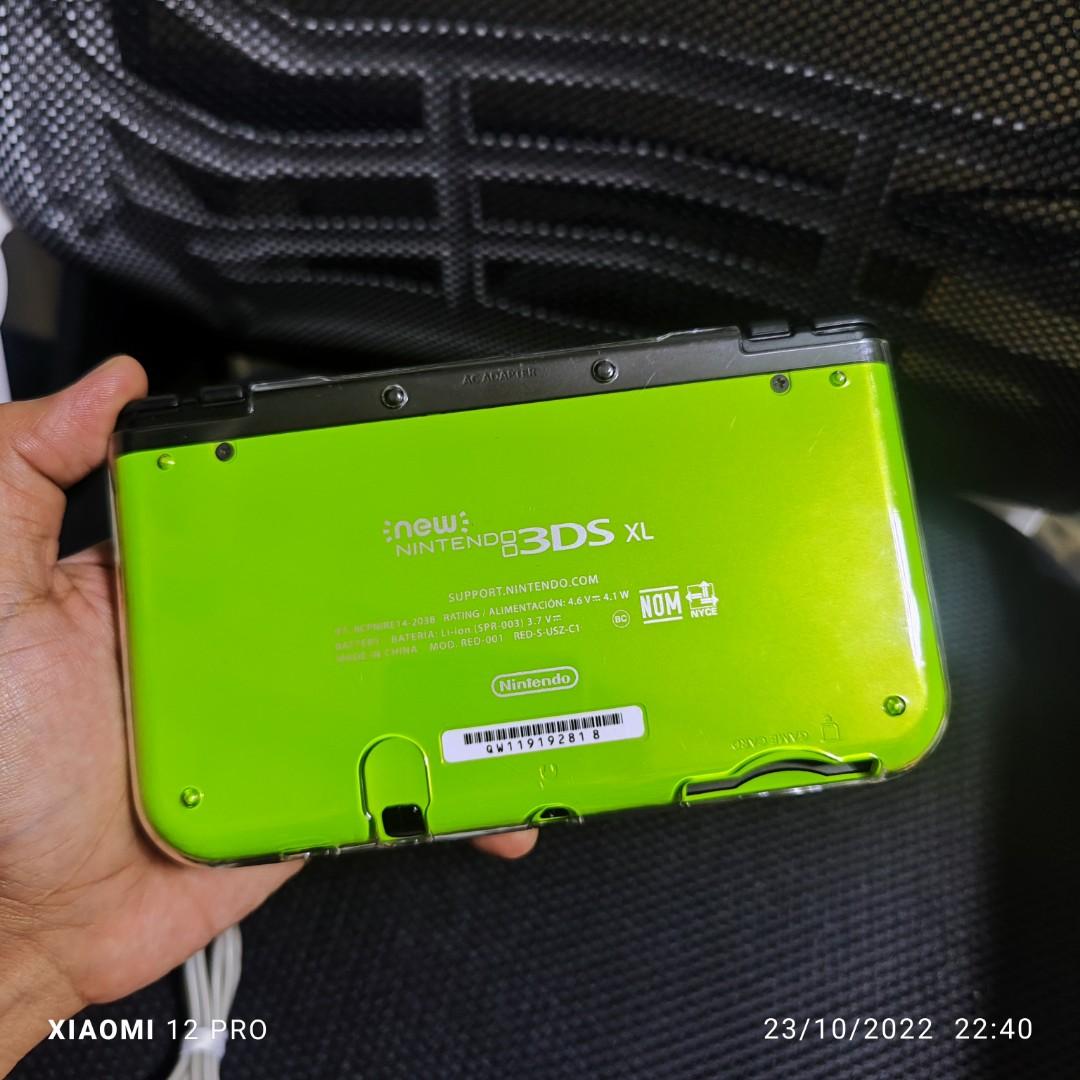 New 3ds xl lime edition (Yoshi) good as new (IPS TOP screen), Video ...