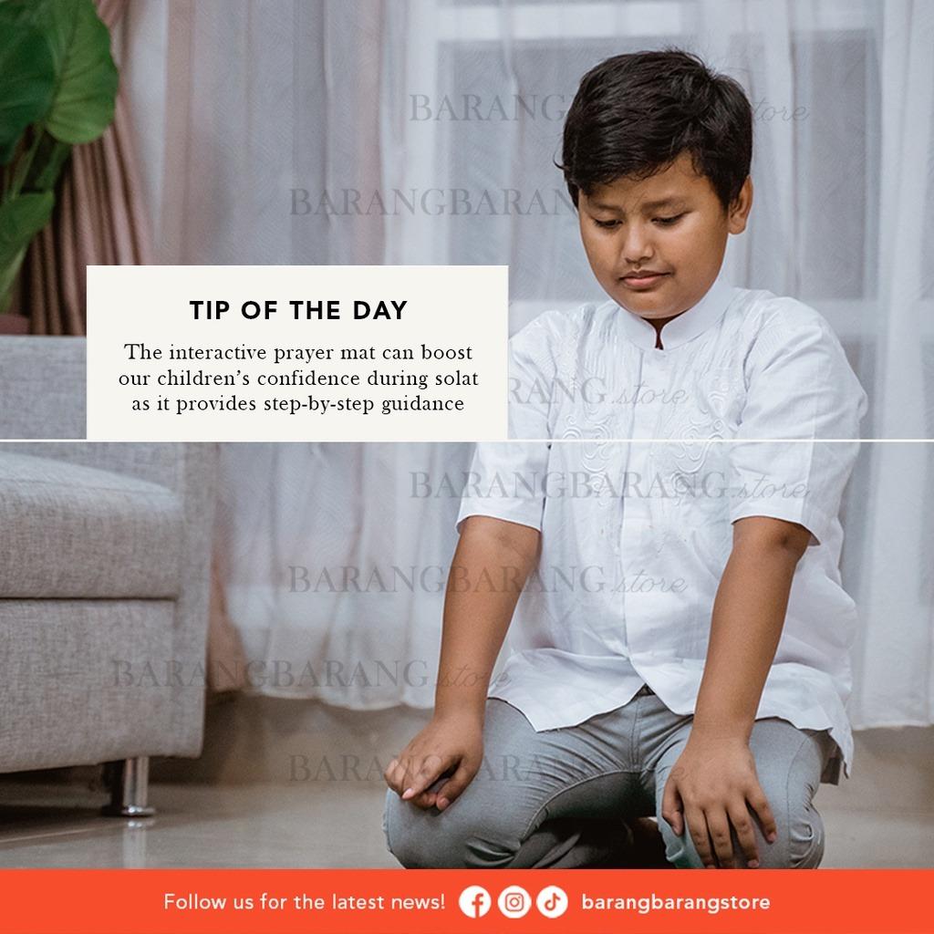 New Style Interactive Prayer Mat for Muslim Children | Electronic Solat ...