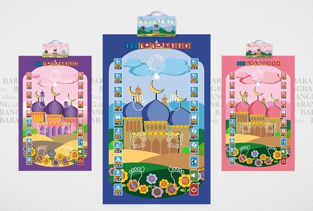 New Style Interactive Prayer Mat for Muslim Children | Electronic Solat ...