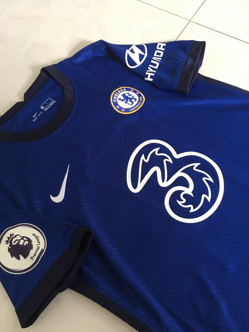 Nike Chelsea 2020/2021 Football Home Jersey with #18 Giroud Print, Men ...