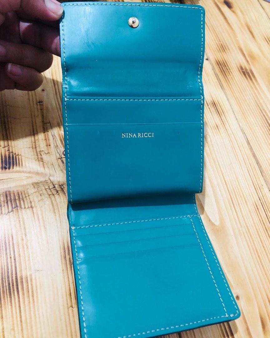 NINA RICCI short trifold wallet, Luxury, Bags & Wallets on Carousell
