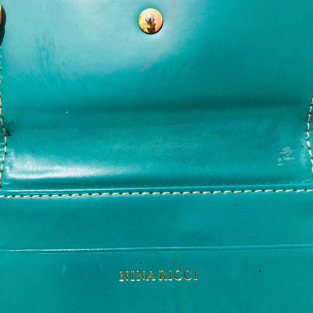 NINA RICCI short trifold wallet, Luxury, Bags & Wallets on Carousell