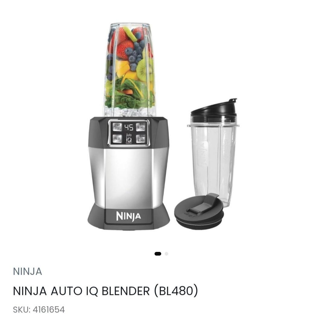 NINJA AUTO IQ BLENDER (BL480), TV & Home Appliances, Kitchen Appliances ...