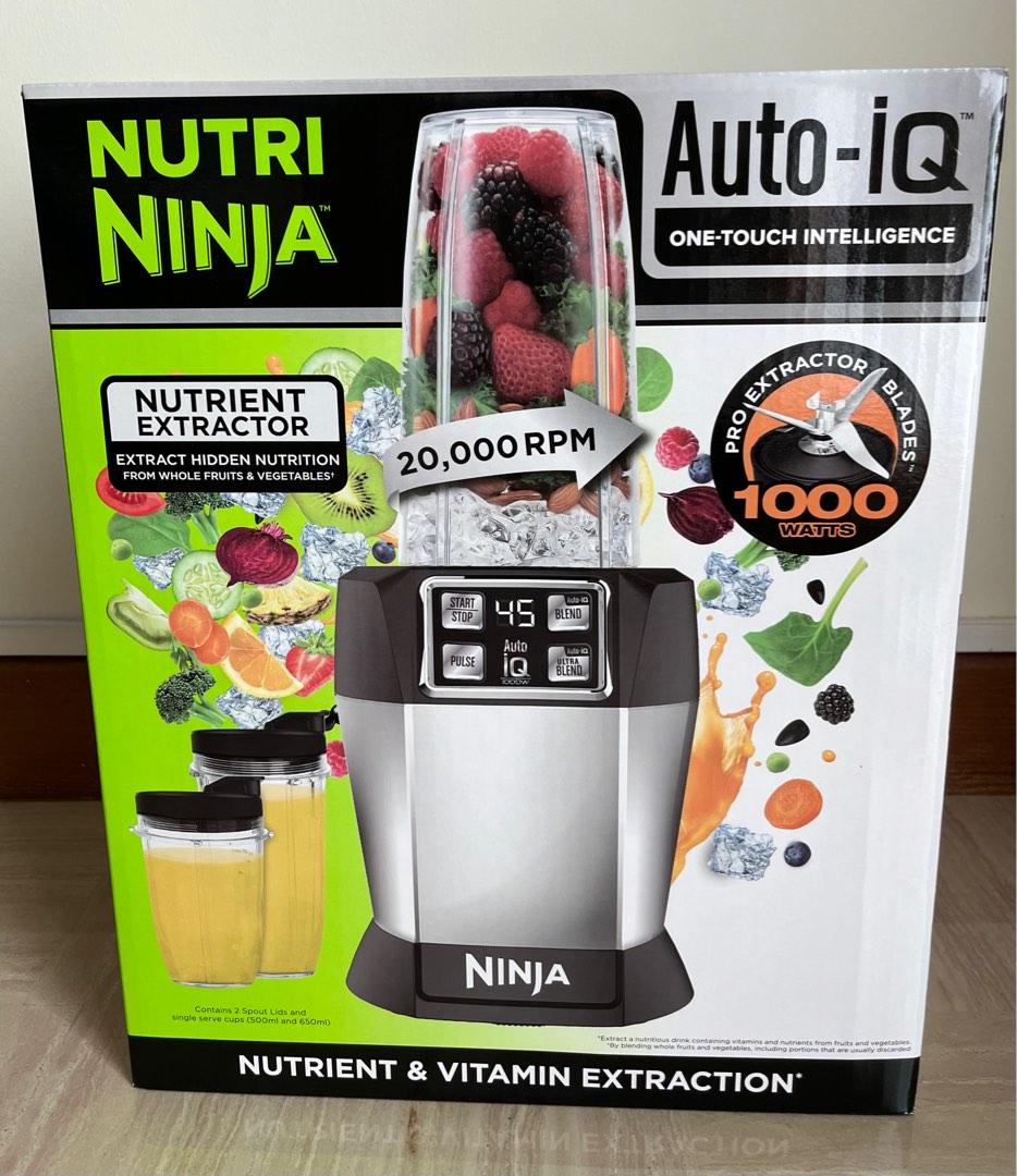 Ninja Auto-IQ Blender BL480, TV & Home Appliances, Kitchen Appliances ...