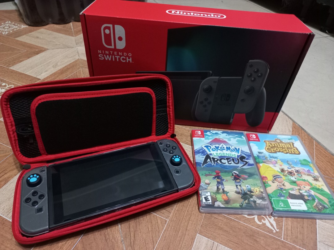 Nintendo Switch V2 (Gray), Video Gaming, Video Game Consoles, Nintendo ...