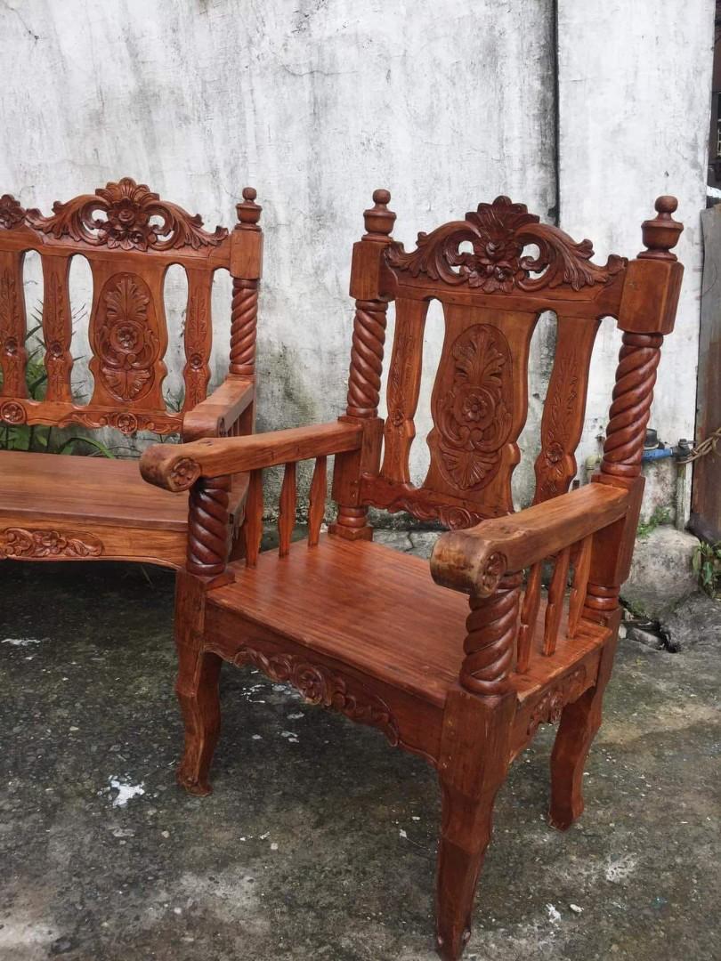 Old Gallinera Sala Set, Furniture & Home Living, Furniture, Sofas on ...