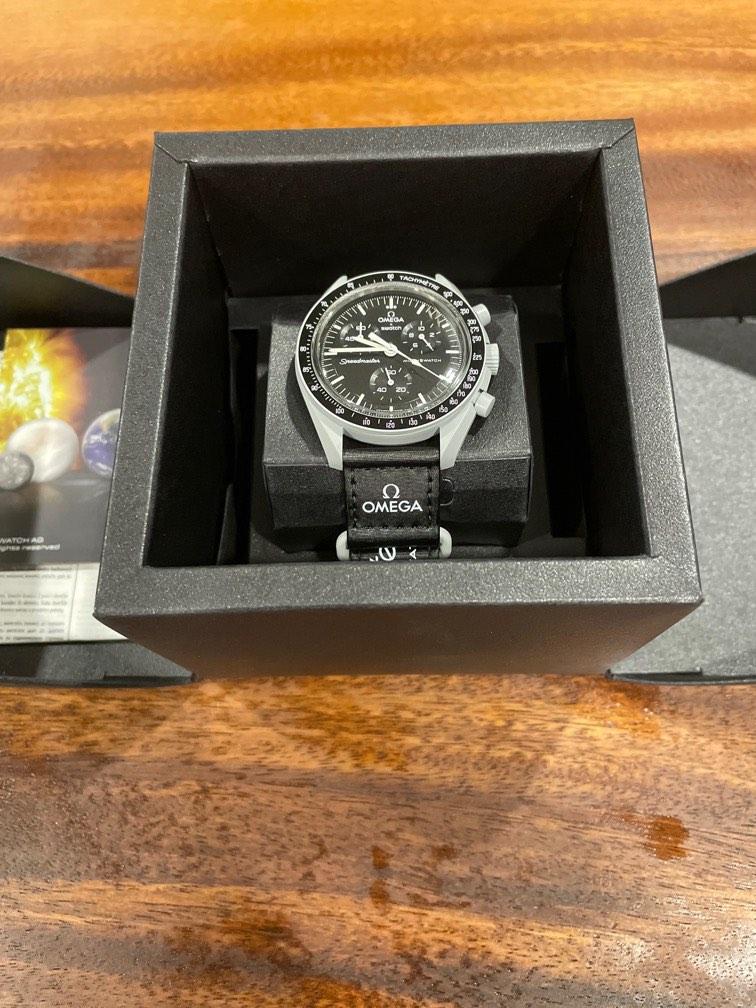 Omega Swatch Moon Watch, Luxury, Watches on Carousell