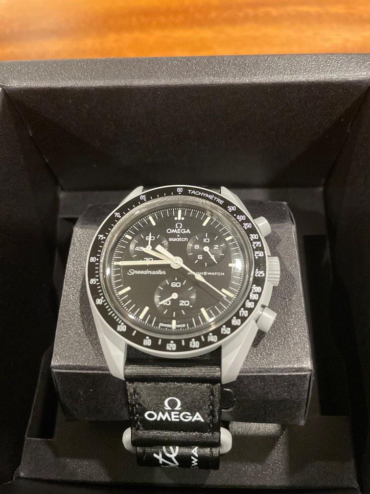 Omega Swatch Moon Watch, Luxury, Watches on Carousell