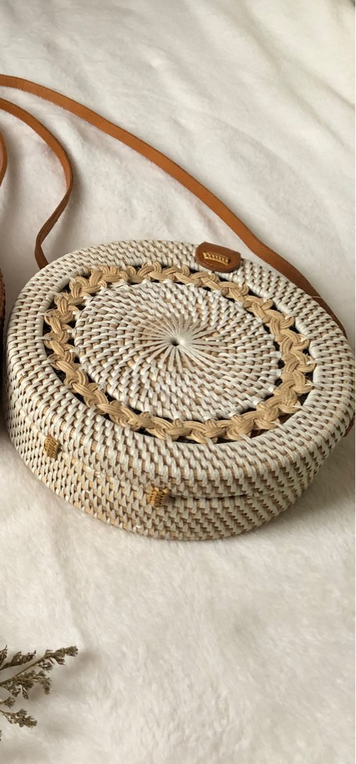 Original Rattan Bali Bag, Women's Fashion, Bags & Wallets, Beach Bags ...