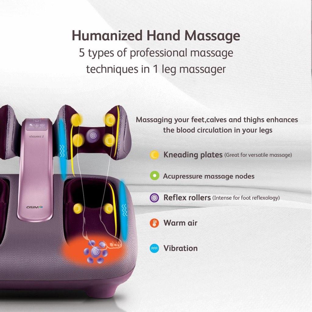 OSIM uJolly 2 uSqueez 2 DIY Massage Set + Free Adjustable Chair, Health ...