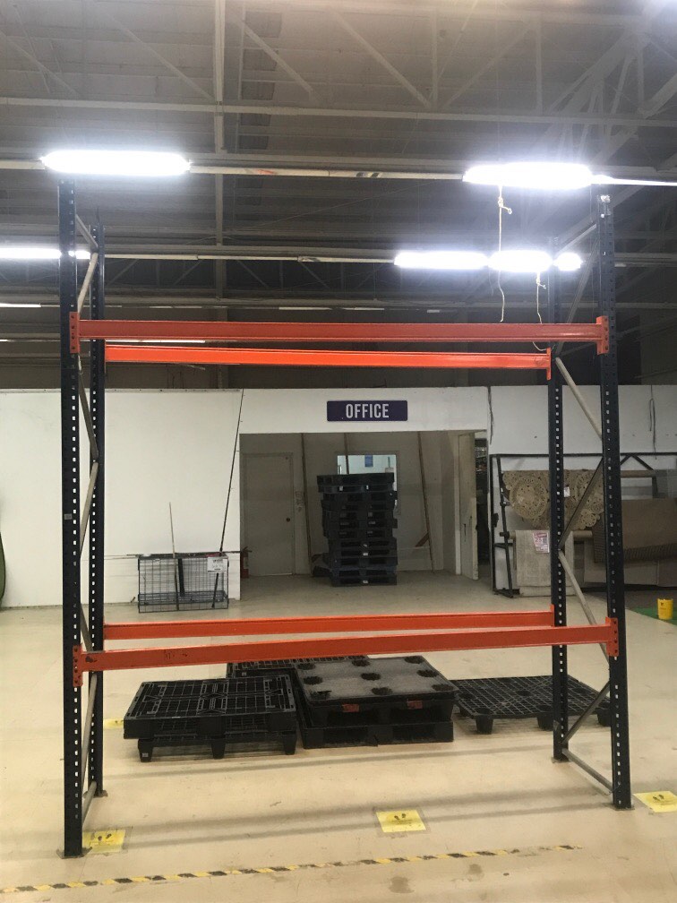 PALLET RACKING 2 LAYER SHELVES, Furniture & Home Living, Furniture ...