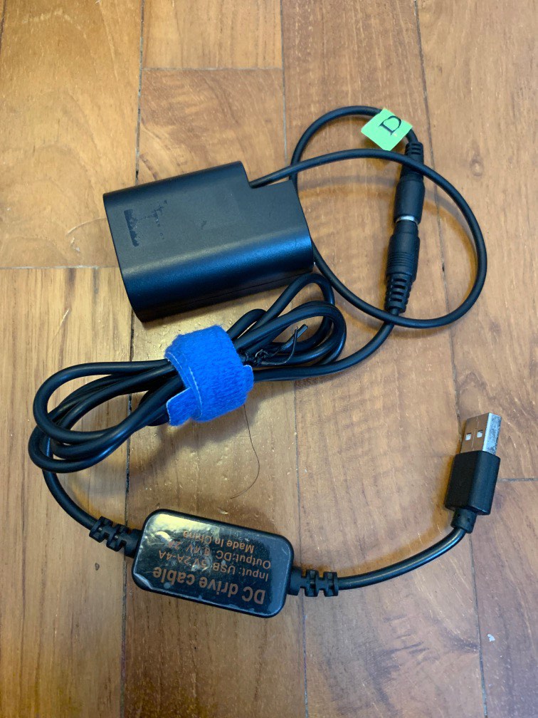 Panasonic GH5 DC Drive Cable USB Dummy Battery DC Coupler, Photography ...