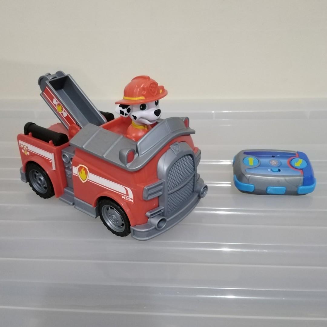 Paw Patrol Marshall Remote Control Fire Truck Toy for Baby Kids ...