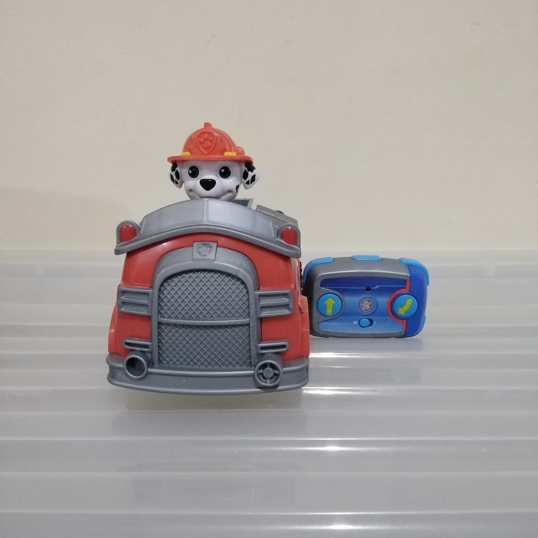 Paw Patrol Marshall Remote Control Fire Truck Toy for Baby Kids ...