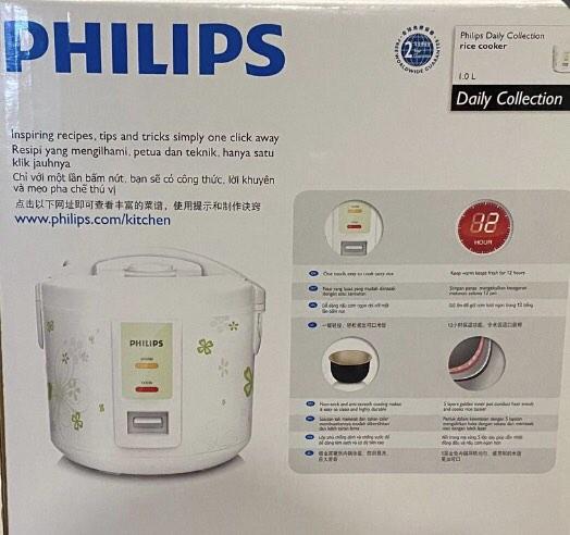 Philips Rice Cooker 1L HD 3011, TV & Home Appliances, Kitchen ...
