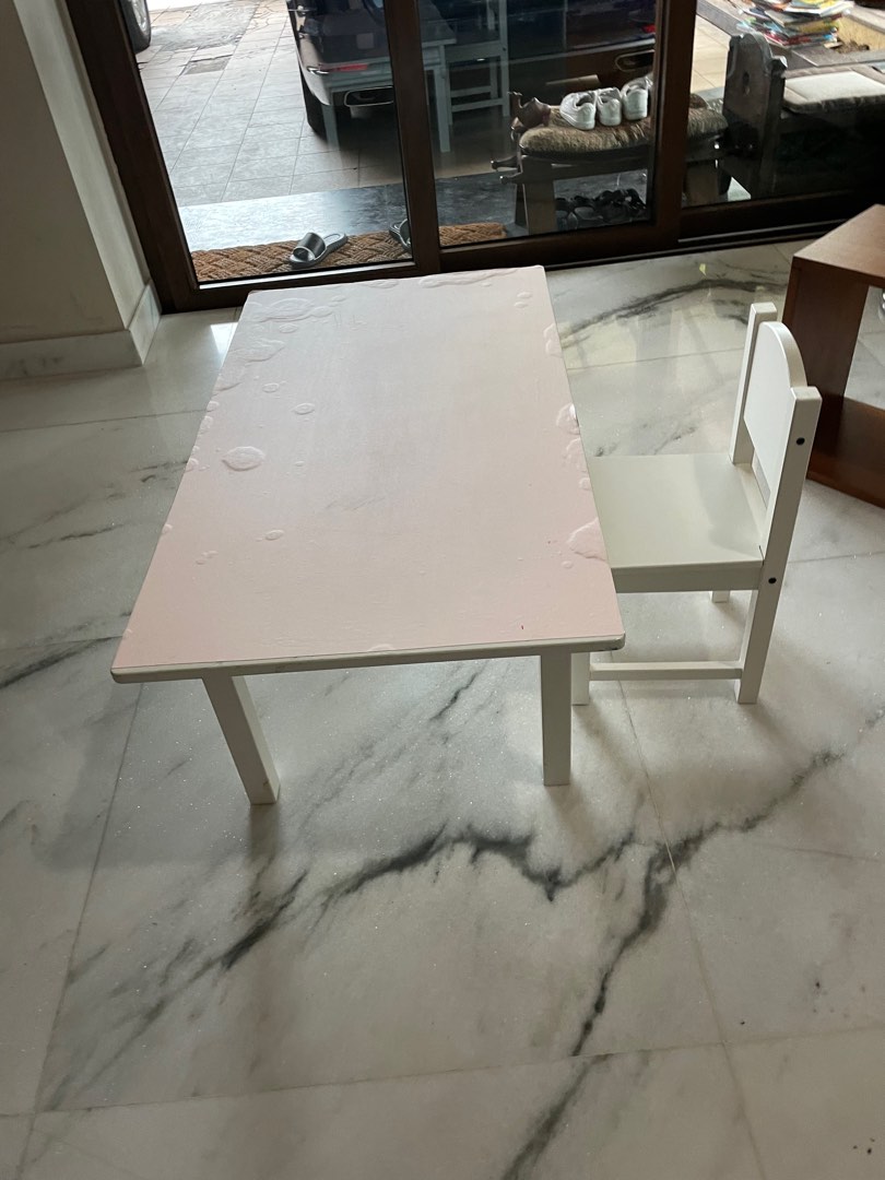 Pink study table, Babies & Kids, Baby Nursery & Kids Furniture, Kids ...