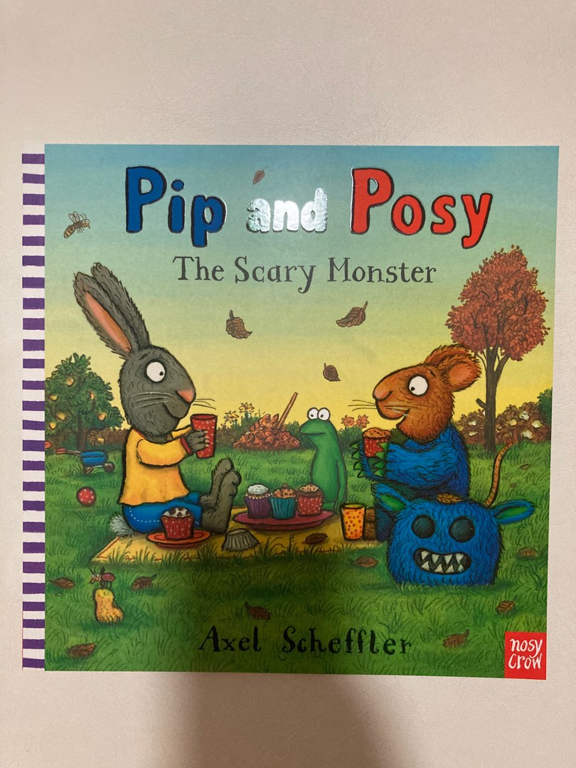 Pip and Posy The Scary Monster (100% New) (with QR code), 興趣及遊戲, 書本 ...