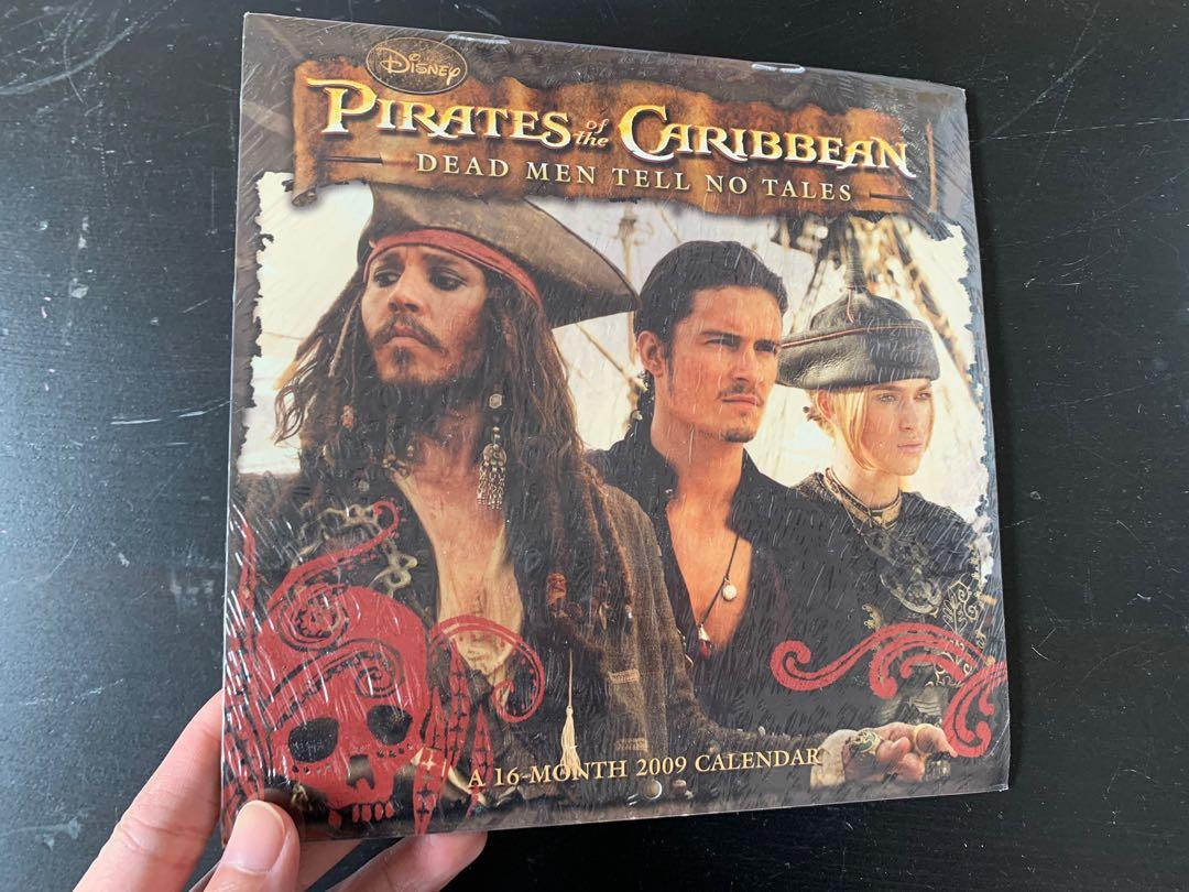 Pirates of the Caribbean Collectible Calendar 2009 Disney Captain Jack ...