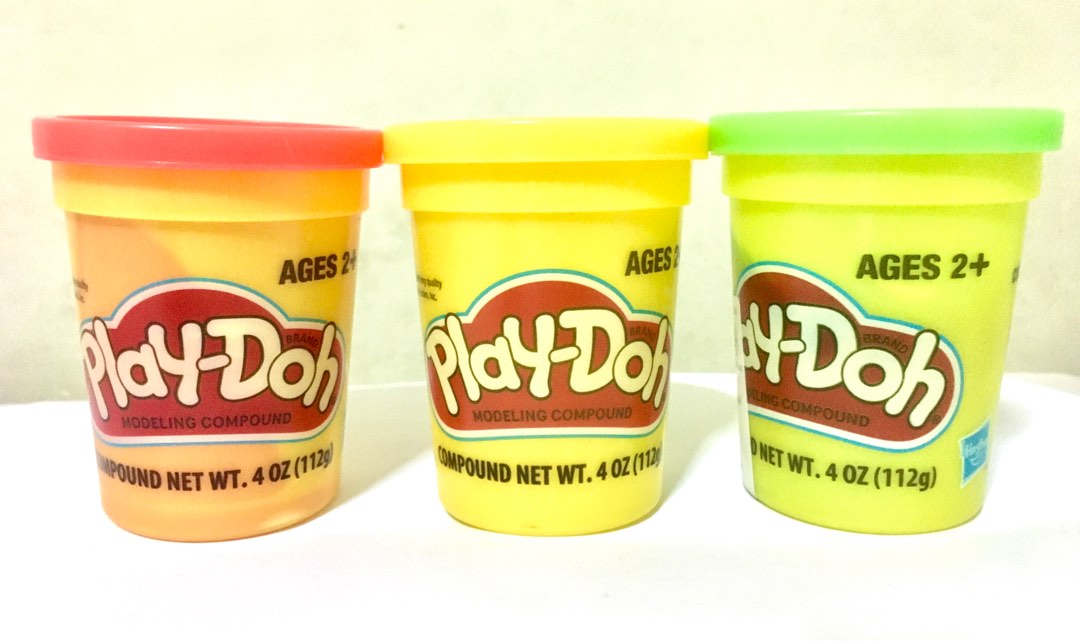 Play Doh in Red, Yellow and Green, Hobbies & Toys, Toys & Games on ...