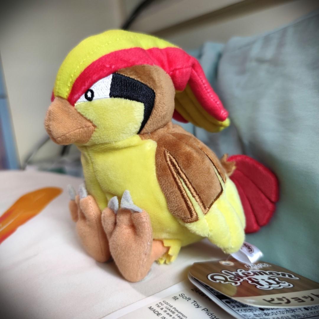 Pokemon Center Pidgeot Sitting Plush 6 inch Fit, Hobbies & Toys, Toys ...