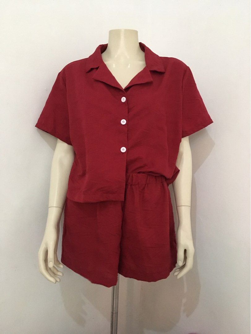 polo and short coords, Women's Fashion, Dresses & Sets, Sets or ...