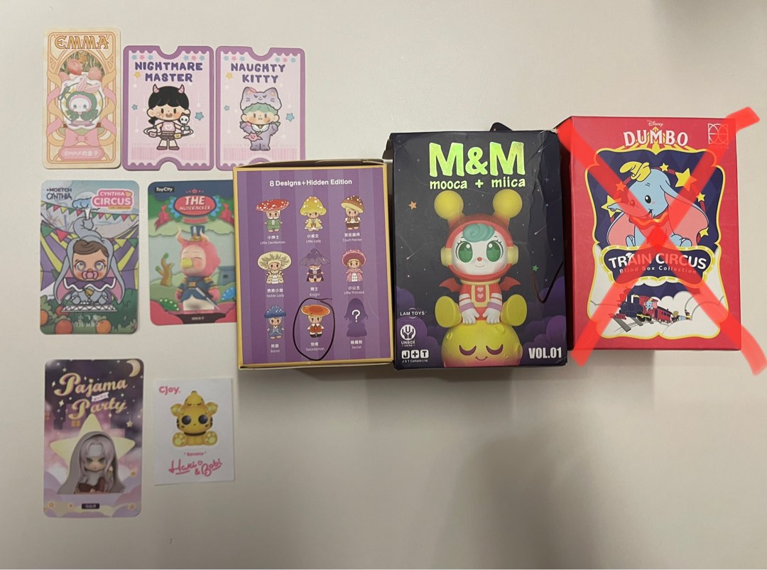 Popmart blind box clearance, Hobbies & Toys, Toys & Games on Carousell