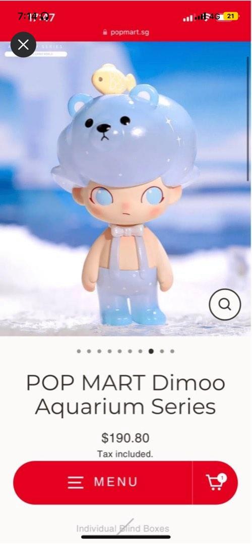 Popmart Dimoo Polar Bear aquarium series, Hobbies & Toys, Toys & Games ...