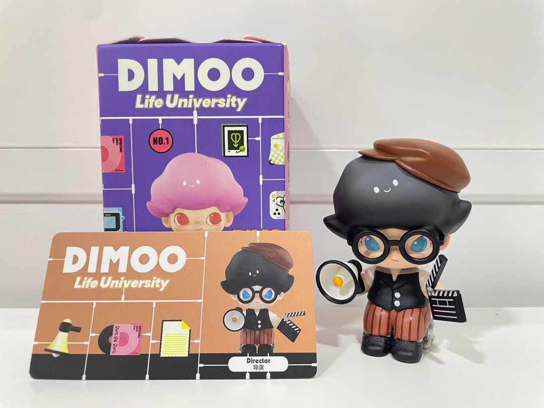 Popmart Dimoo導演Director社會大學系列盲盒, 興趣及遊戲, 玩具 & 遊戲類 - Carousell