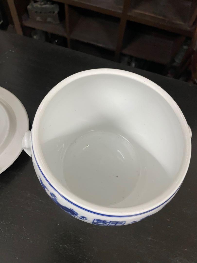 Porcelain Steamer Pot with lid and inner bowl, Hobbies & Toys ...