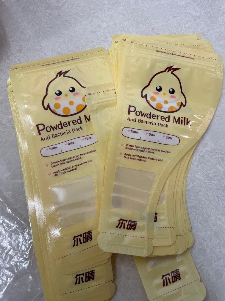 Powdered Milk Disposable Packs, Babies & Kids, Nursing & Feeding ...